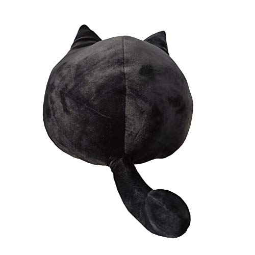Gardening Spring-Plush Toy Black Plush Toy Creative Cat Shape Pillow ...