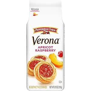 Amazon.com: Pepperidge Farm Verona Apricot Raspberry Thumbprint Cookies ...