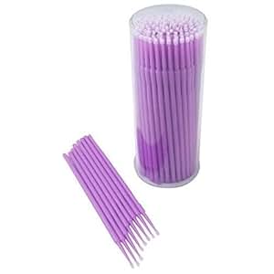 Amazon.com : Dental Microbrush Applicators Super Fine Tips, Purple 400 ...