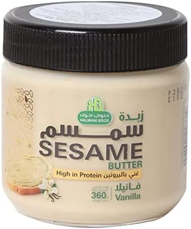 HALWANI Sesame Butter Vanilla Spread, 360 g, White price in Saudi ...