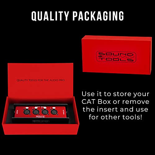 Sound Box SoundTools CAT Box 8 Analog Audio Over CAT5 Stage Box, 4 XLRM ...