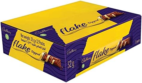 Cadbury Flake Dipped Chocolate Bar (32g)pack of 12 price in UAE ...