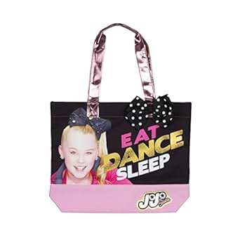 Amazon.com: Nickelodeon JoJo Siwa Eat purse, Dance, Sleep Tote Bag with ...