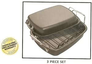 Amazon.com: KitchenAid 12-By-15-Inch Covered Roaster with Rack ...