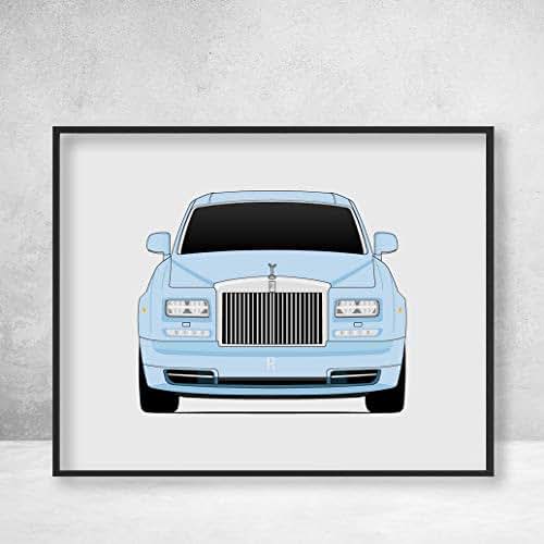 Amazon.com: Rolls-Royce Phantom Poster Print Wall Art Decor Handmade ...