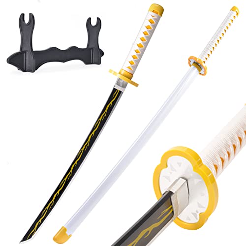 Anime Zenitsu Sword - 41 inch,Demon Slayer Sword, Fake Zenitsu Katana ...