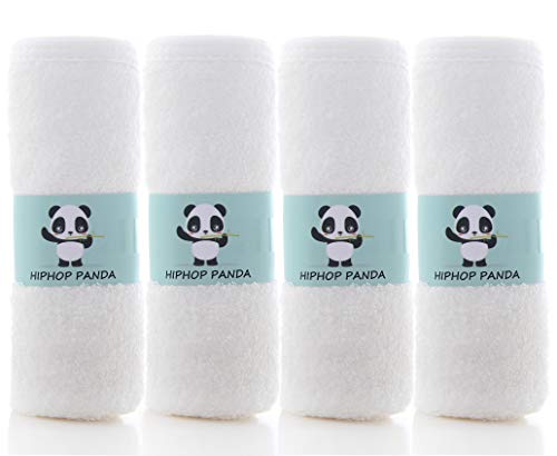 HIPHOP PANDA Bamboo Baby Burp Cloths - 500GSM Thick Ultra Absorbent ...