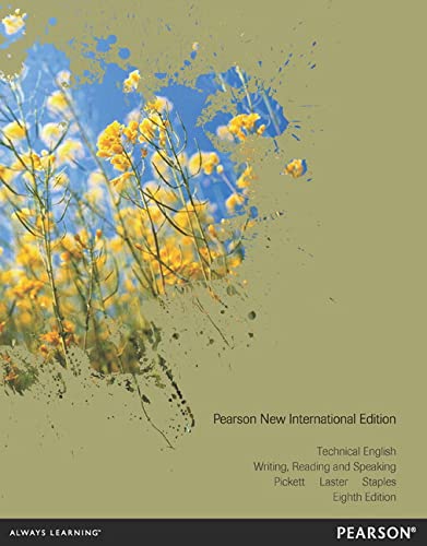 Technical English: Pearson New International Edition: Pickett, Nell ...
