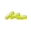 WristCo Yellow Smiley Face Tyvek Wristbands for Events - 500 Count ¾” x ...