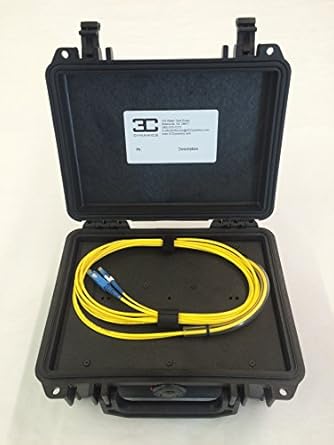 3C Dynamics Fiber Optic Launch Box, Single-mode, 1000m, SCUPC LCUPC ...