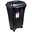 Amazon.com: Rubbermaid FG285100BLA Roughneck Trash Can, 50 gal, Plastic Green: Home & Kitchen