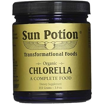 Amazon.com: Chlorella Powder 111g by Sun Potion - Premium Organic ...