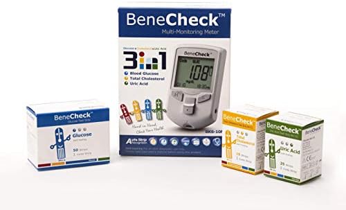 Multi-Monitoring Meter - Blood Glucose/Total Cholesterol/Uric Acid ...
