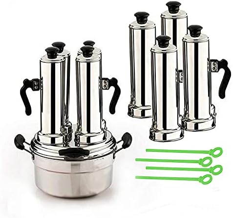 Stainless Steel Puttu Kudam Chirattaa Maker/Puttu Kolai with Steamer ...