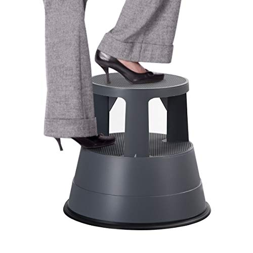 Giantex Rolling Step Stool Kick Stool Ladder w/Non-Slip Platform ...