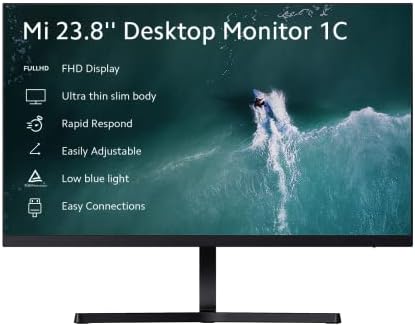 Xiaomi Mi 23.8 Desktop Monitor 1C (ISP, 1920x1080, 16:9, 60Hz, 6ms ...