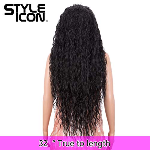 Style Icon Easy-360 Lace Wigs 13x6 Free Part Lace Frontal Wigs 32” Long ...