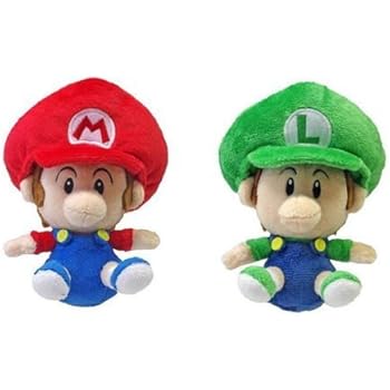 Amazon.com: Official Super Mario Plush 5" Baby Luigi: Toys & Games