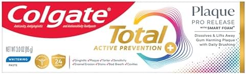 Colgate Total Plaque Pro Release Whitening Toothpaste, Whitening ...