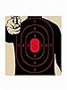 Bad Guy with a Gun Silhouette Target, Paper Shooting Targets, Shooting ...