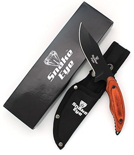 Snake Eye Tactical Full Tang Skinner Fixed Blade Knife Blade 8.5 ...