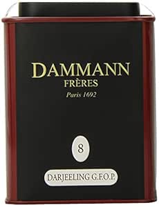 Amazon.com : Dammann Freres Loose Leaf, India Darjeeling Premium ...