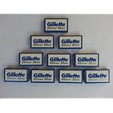 Amazon.com: 100 Silver Blue Double Edge Razor Blades Made in Russia by ...