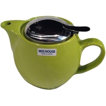 Amazon.com | Bee House Ceramic Round Teapot - Artichoke: Single Serving ...