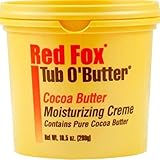 Amazon.com : Red Fox Tub O'Butter Cocoa Butter, Moisturizing Creme, 14 ...
