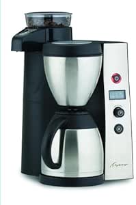Amazon.com: Capresso 455 CoffeeTEAM Therm Stainless Coffeemaker/Burr ...