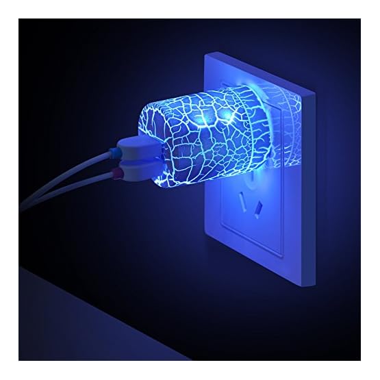 LED Glow USB Wall Charger