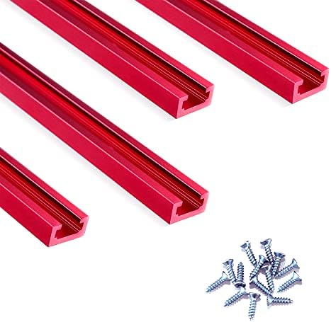 ZokMok Universal T Track 24'', 4pcs Double-Cut Profile T-Track with ...