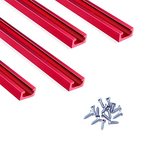 ZokMok Universal T Track 24'', 4pcs Double-Cut Profile T-Track with ...