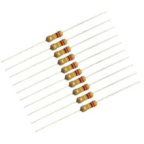 1/2 Watt Carbon Film Resistors, 220K Ohm, Pkg. of 10: Amazon.com ...