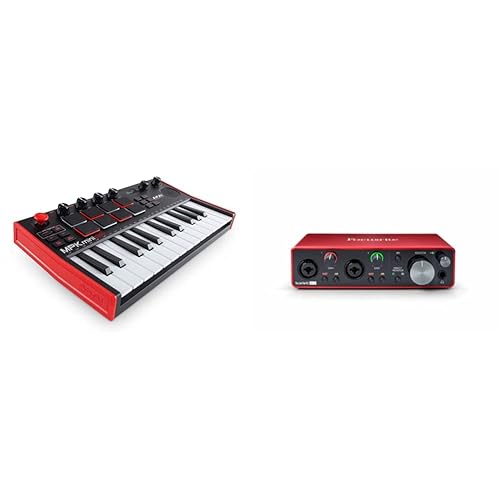 AKAI Professional MPK Mini Play MK3 MIDI Keyboard Controller ...