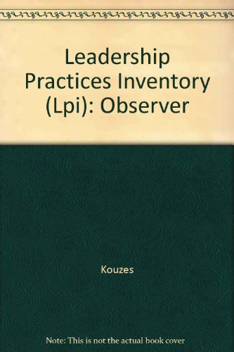 Leadership Practices Inventory (Lpi): 9780883903599: Amazon.com: Books