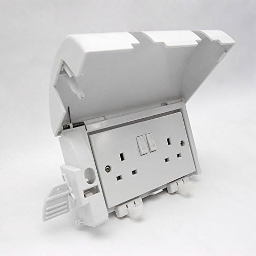 Socketsafe UK Electrical Key Lockable Twin Plug Socket Protector Covers ...