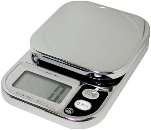 Amazon｜DRETEC コンパクトスケール 2kgクロムメッキ KS-209-CR｜デジタルはかり オンライン通販
