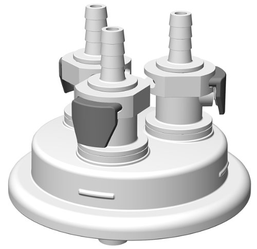 VersaCap 83mm (83B) Carboy and Bottle Cap Adapters, Tangle Free Quick ...