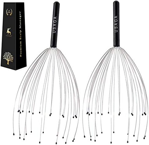 USAGA 28 Fingers Head Massager Scalp Scratcher Head Scratcher for Head ...