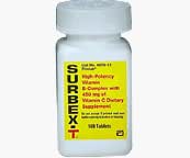 Surbex - T High Potency Vitamin B-Complex Tablets - 100 Tablets ...