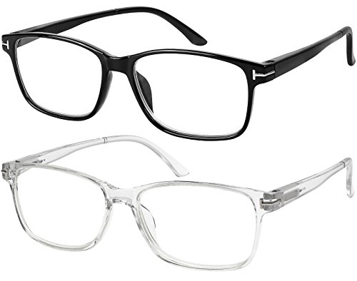 Computer Glasses 2 Pairs Anti Glare Classic Reading Glasses Quality Computer Glasses 2 Pairs Anti Glare Classic Reading Glasses Quality