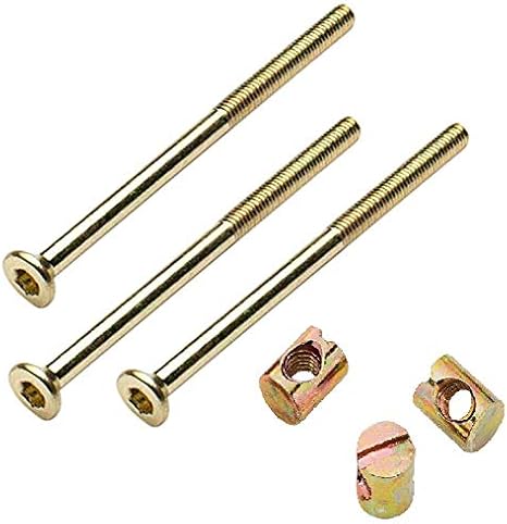 Bulk Hardware Limited BH01773 Bullone a Testa Cava e Dado a Barilotto ...