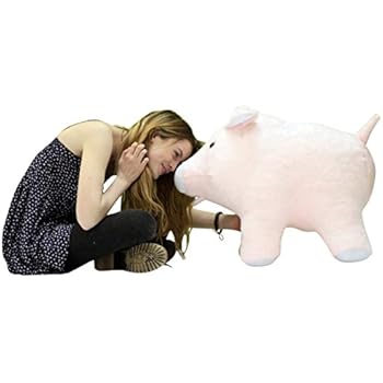 Amazon.com: American Made Giant Stuffed Pig 27 Inches Soft Huge Plush ...