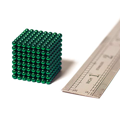 Speks Magnetic Balls - Classic Green Set of 512 (2.5mm) - Fun Stress Relief Desk Toy for Adults ...