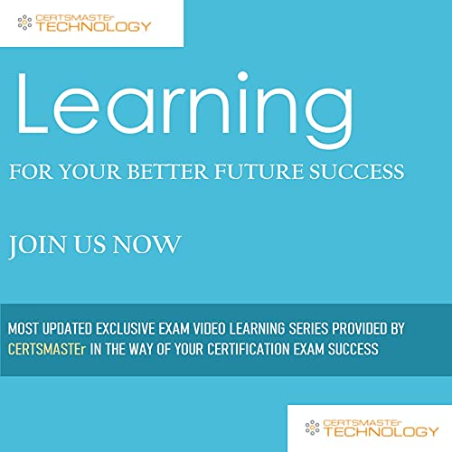 CERTSMASTEr Exclusive Updated Exam Set Video Learning Compatible with ...