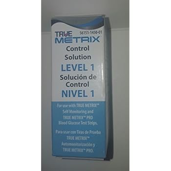 Amazon.com: Control Solution Level 1 for TRUE Metrix Meter (1 Each ...