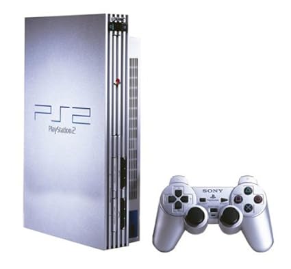 PlayStation 2 - Silver Sony PS2 Console with one controller [UK Import ...