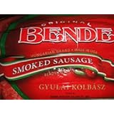 Amazon.com : Bende Original Hungarian Brand Smoked Sausage Gyulai ...