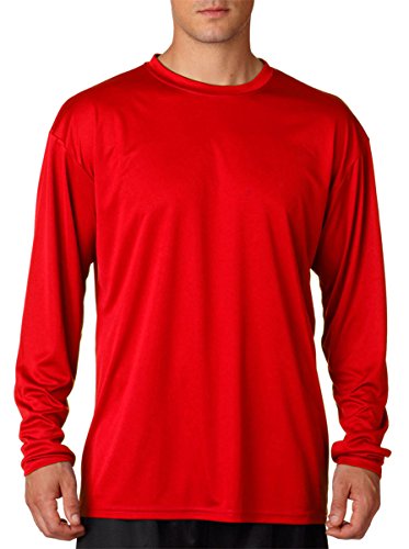 A4 Long Sleeve Cooling Performance Crew Shirt (N3165) - Fishing Shirts Now